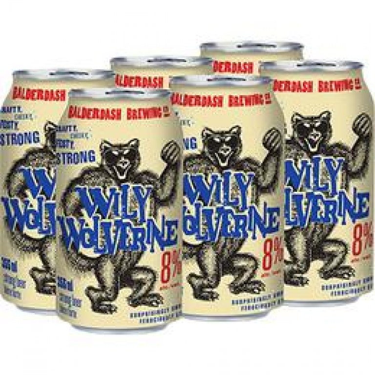 Balderdash Wily Wolverine Strong Lager 6Pack - Darby's Liquor Store ...